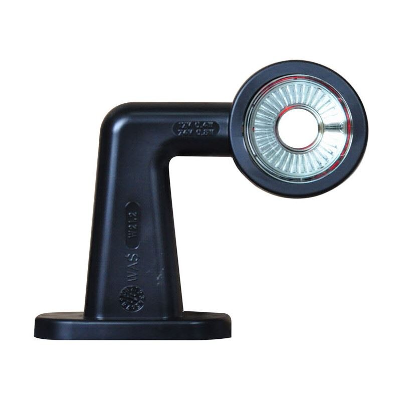 Lampa gabarit cu brat cu cot 90° 125mm, LED, alb-rosie, dreapta, 12-24V ...