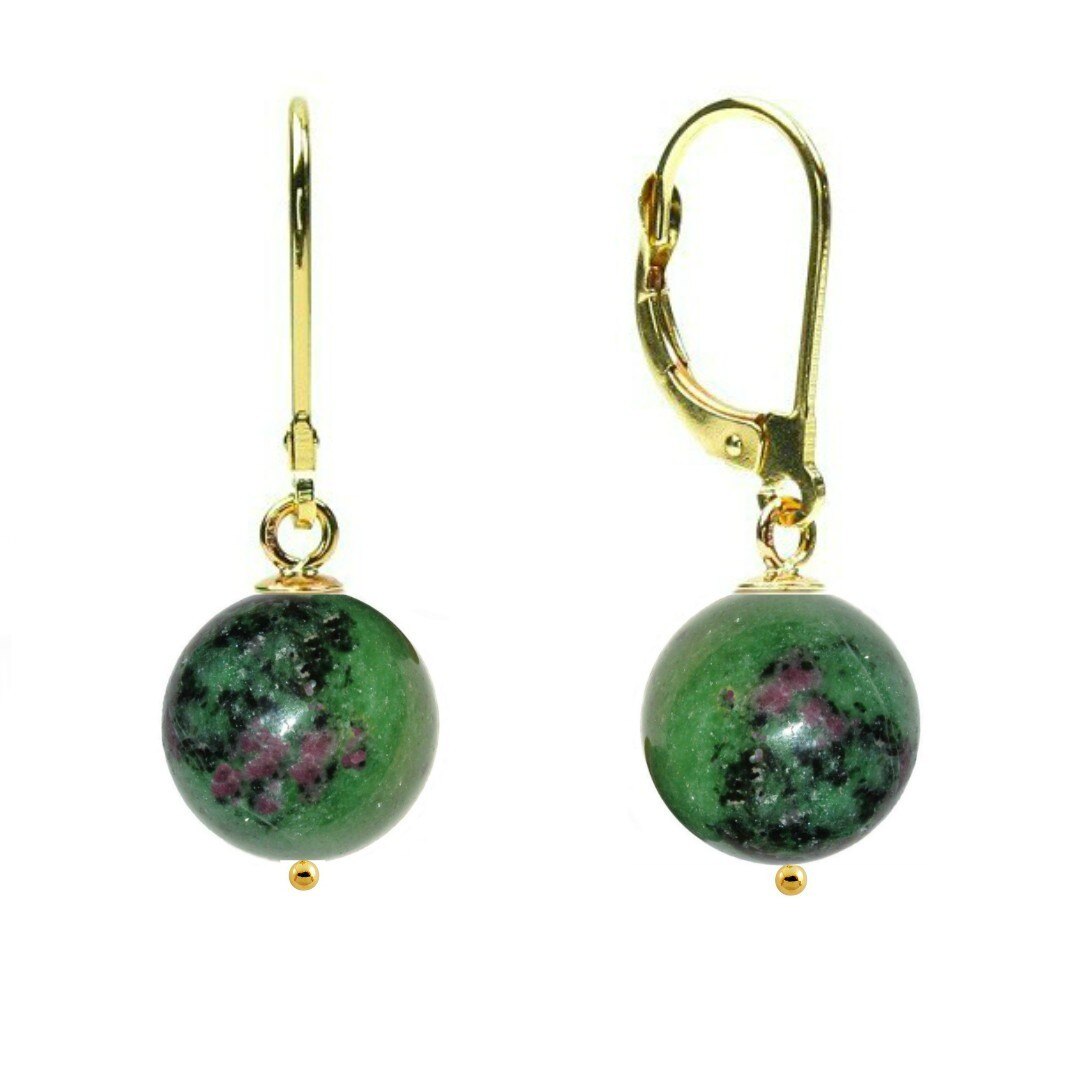 Set Aur 14 Karate si Rubin in Zoisit de 8 mm - eMAG.ro