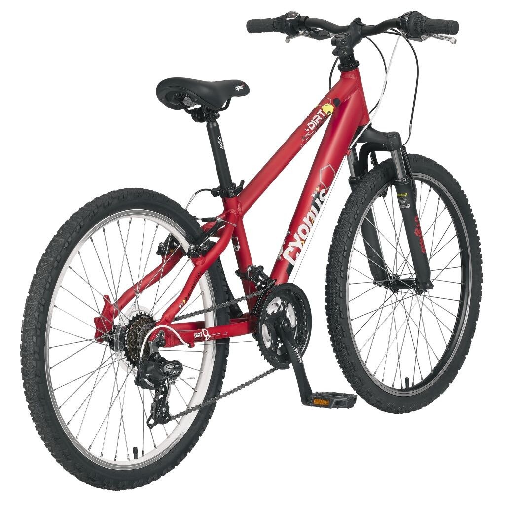 Bicicleta 24 Inch pentru copii Cygnus Dirt Rider, rosu - eMAG.ro