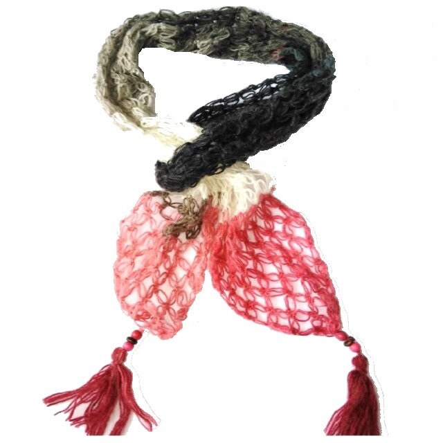 Esarfa, Elemental Kromatik, crosetata, multicolor - eMAG.ro