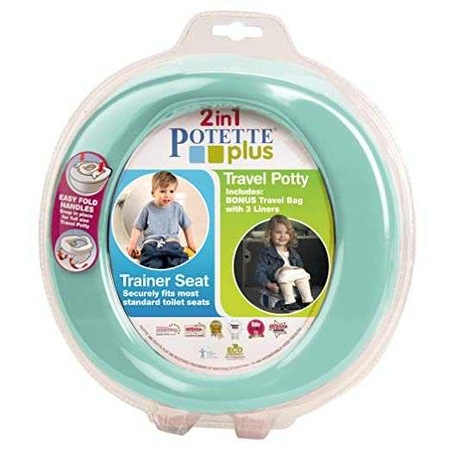Olita Portabila pentru Copii, 3 Pungi Biodegradabile, Toaleta Pliabila ...