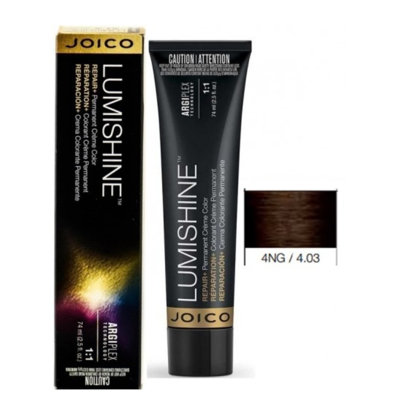 Vopsea Permanent Color Cream Joico LumiShine 74ml nr 4NG - eMAG.ro