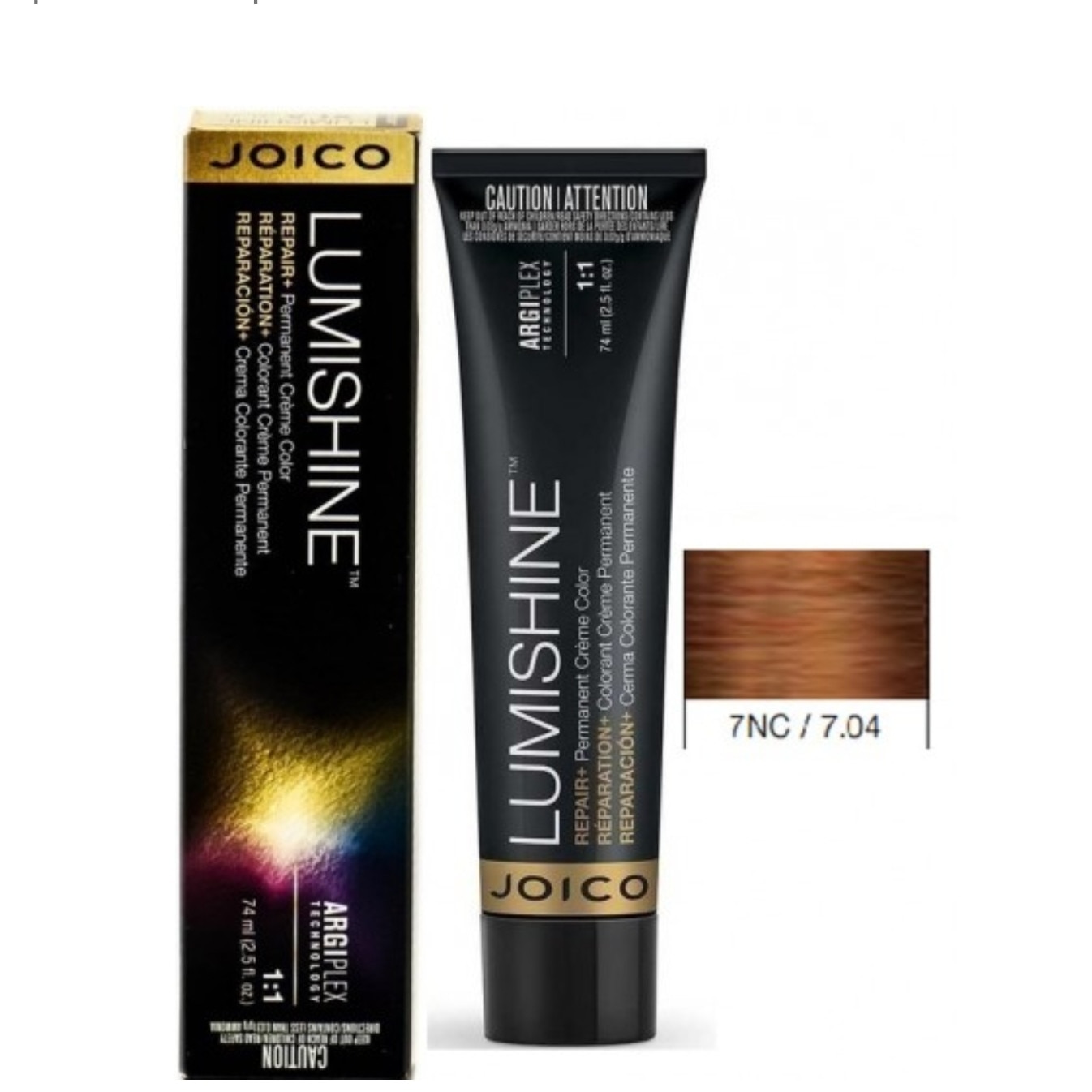 Vopsea Permanent Color Cream Joico LumiShine 74ml nr 7NC - eMAG.ro