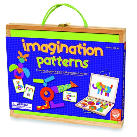Joc educativ magnetic, MindWare, Imagination patterns, cu forme ...