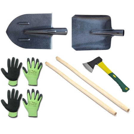 Pachet Gradina Sokotools, Lopata Tip C, Lacuita + Cazma (Harlet) ,1,1kg ...