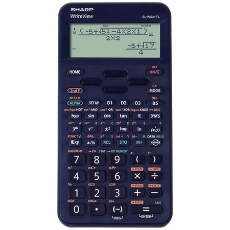 Научен калкулатор, 16 цифри, 422 функции, син, SHARP EL-W531TL - eMAG.bg
