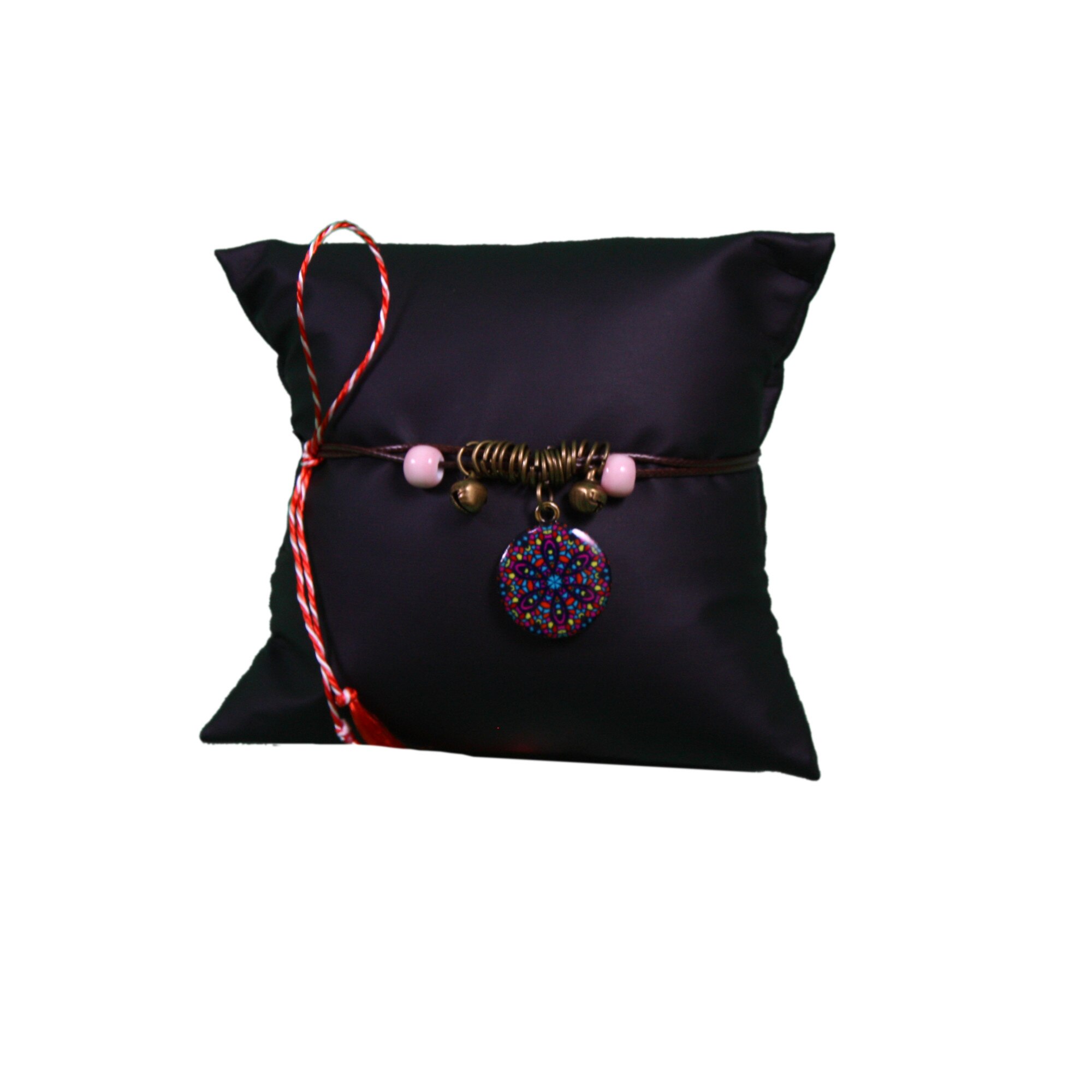 Set 5 bratari reglabile pe snur cu diferite accesorii, cutie cadou ...