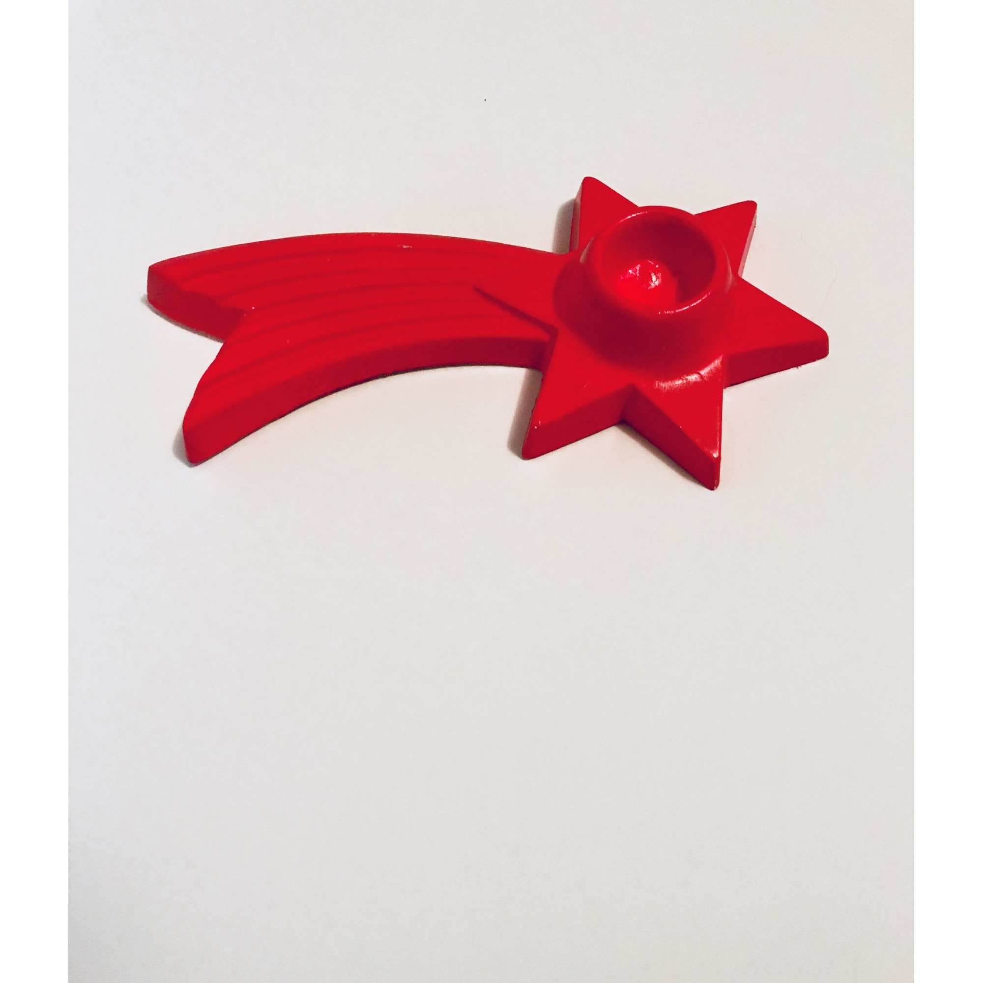 Suport pentru lumanare,Handmade Boutique,Stea din ceramica, pictat ...