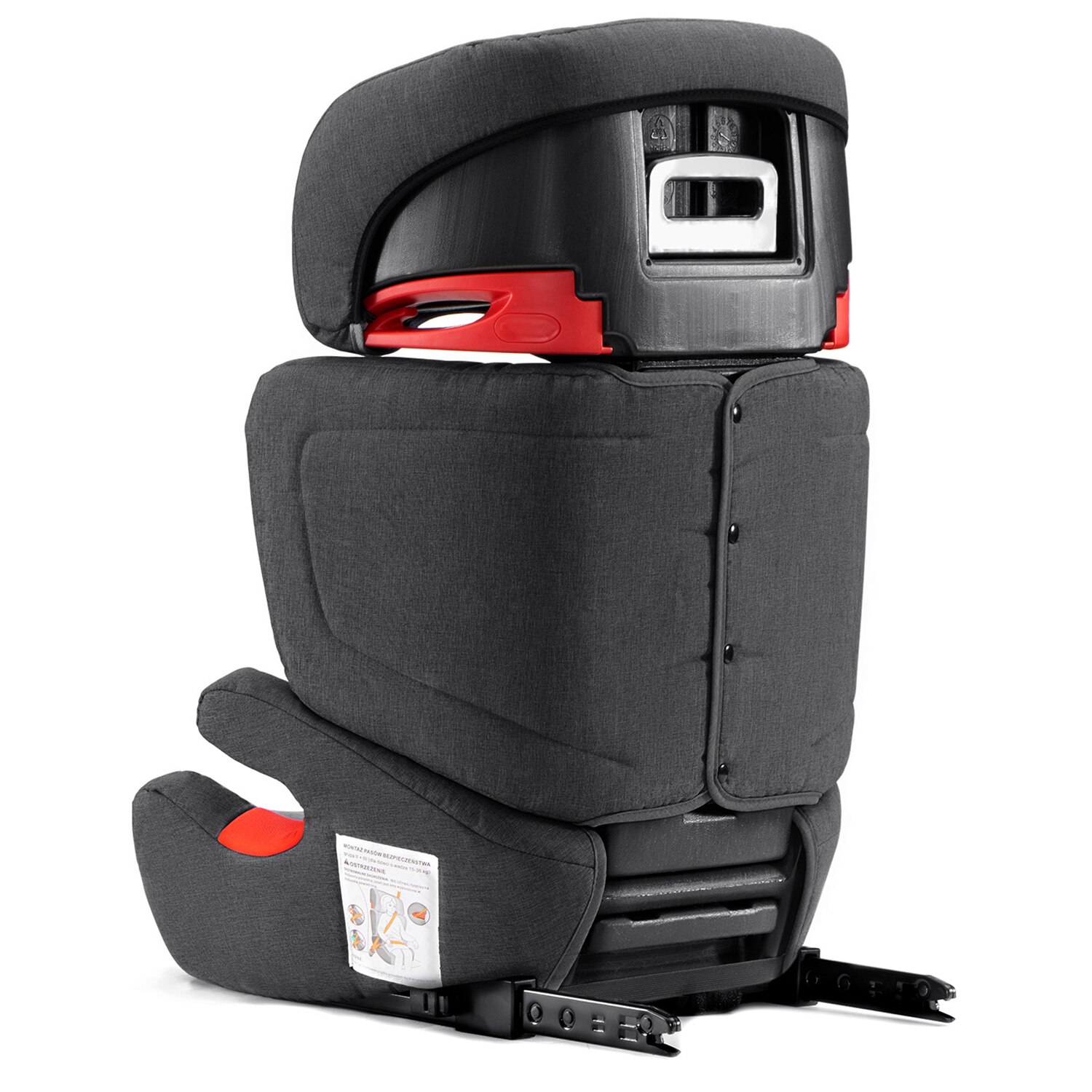 ISOFIX Kinderkraft Junior Fix autósülés, 15-36 kg, Fekete - eMAG.hu
