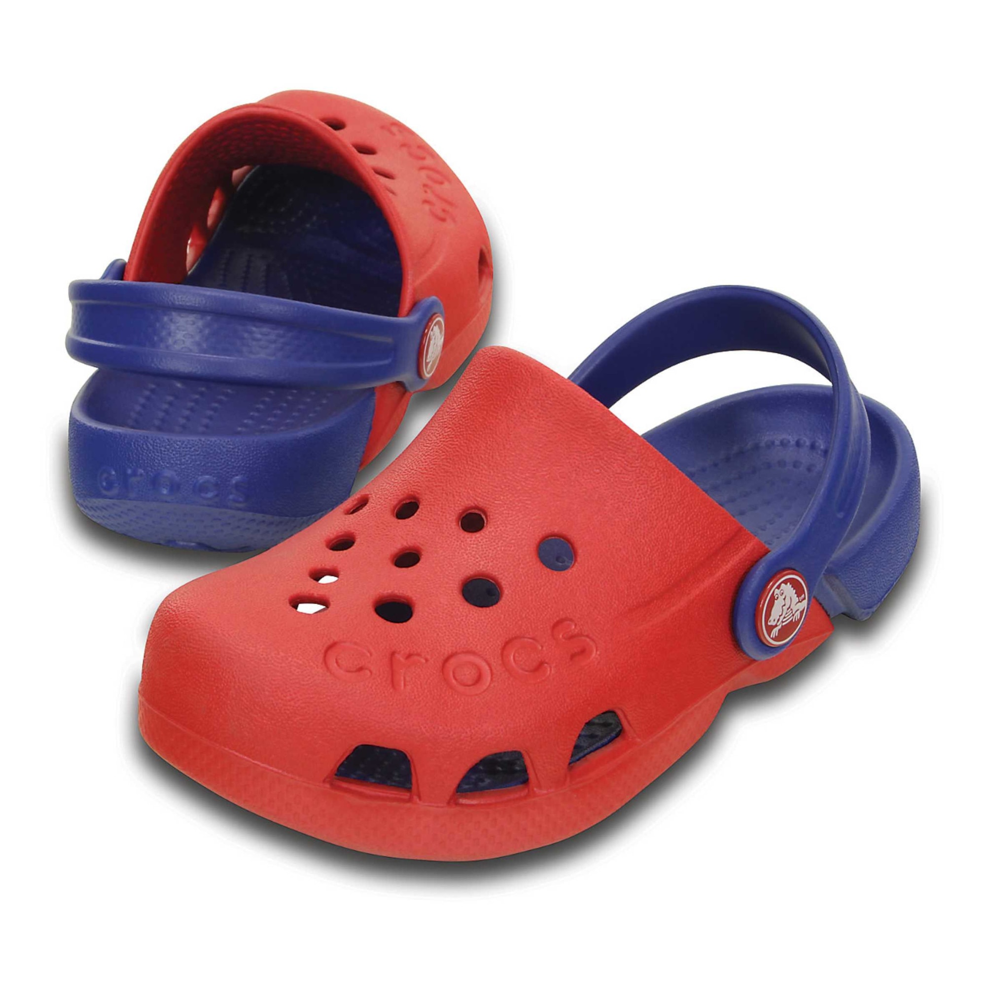 Papuci Crocs Electro Clog pentru copii Pepper-Cerulean Blue 22-23 - eMAG.ro