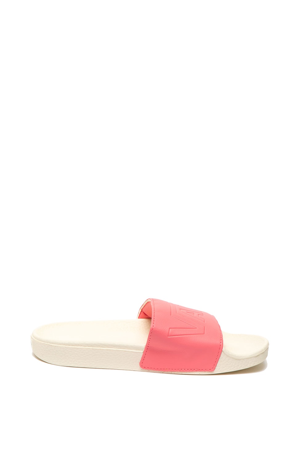 Vans, Papuci cu logo si brant anatomic, Roz/Alb, 6 - eMAG.ro