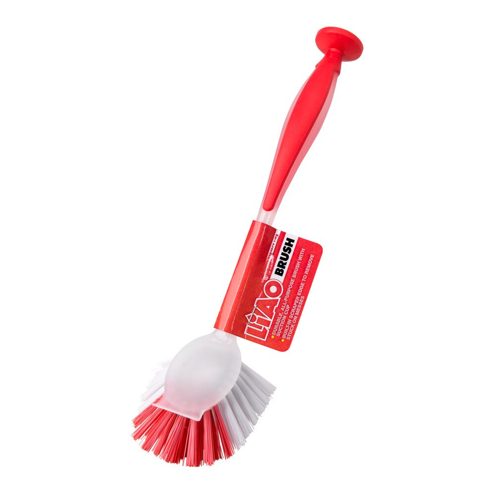 Perie plastic 28 cm 1 buc, rosie, marca Liao - eMAG.ro