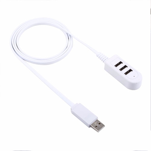 Priza multipla, 2.4A, incarcator USB, cu 3 intrari USB, Alb - eMAG.ro