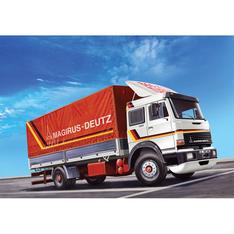 Kit de construit camion MAGIRUS-DEUTZ 360M19 cu prelata 1:24 - eMAG.ro