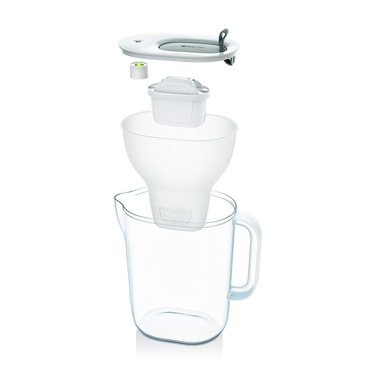 Кана за филтриране на вода Brita Style XL, 3.6 л, Сива - eMAG.bg