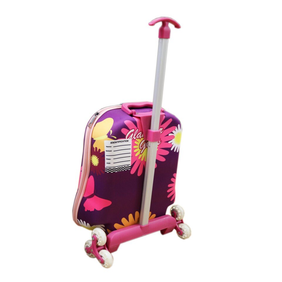 Troler pentru copii, 3D, cu roti de silicon, dae2226 - eMAG.ro