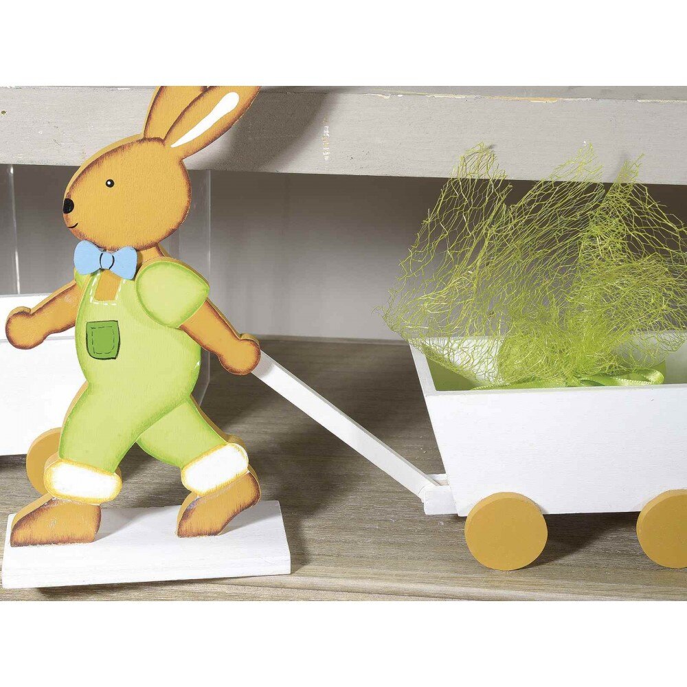 Decor Iepuras Green 28 cm x 21 cm - eMAG.ro