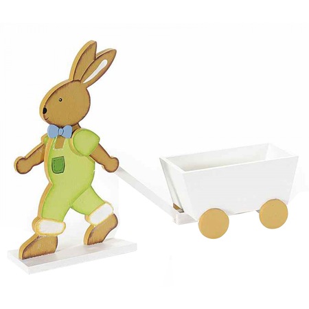 Decor Iepuras Green 28 cm x 21 cm - eMAG.ro