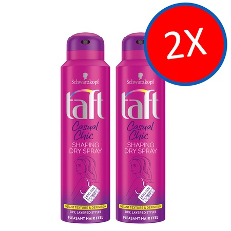 Taft Casual Chic száraz hajformázó spray, 2x 150 ml - eMAG.hu