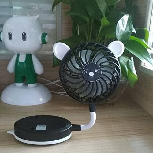Mini Ventilator Portabil si Flexibil cu USB Model Stylish - eMAG.ro