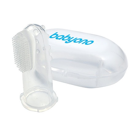 Degetar pentru gingii BabyOno, Silicon - eMAG.ro