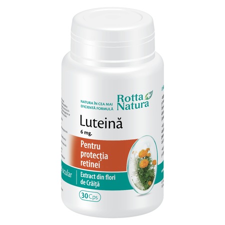 Luteina 6mg, Rotta Natura, 30 capsule - eMAG.ro