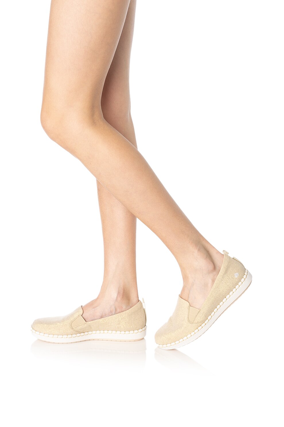 Clarks, Обувки Step Glow с бляскав ефект - eMAG.bg