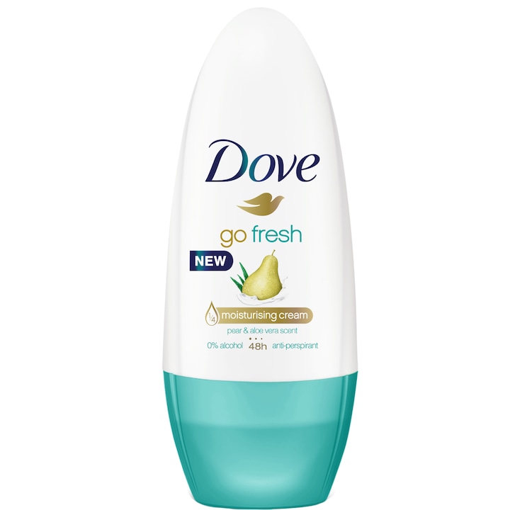 Рол-он дезодорант Dove Pear Aloe Vera, 50 мл - eMAG.bg