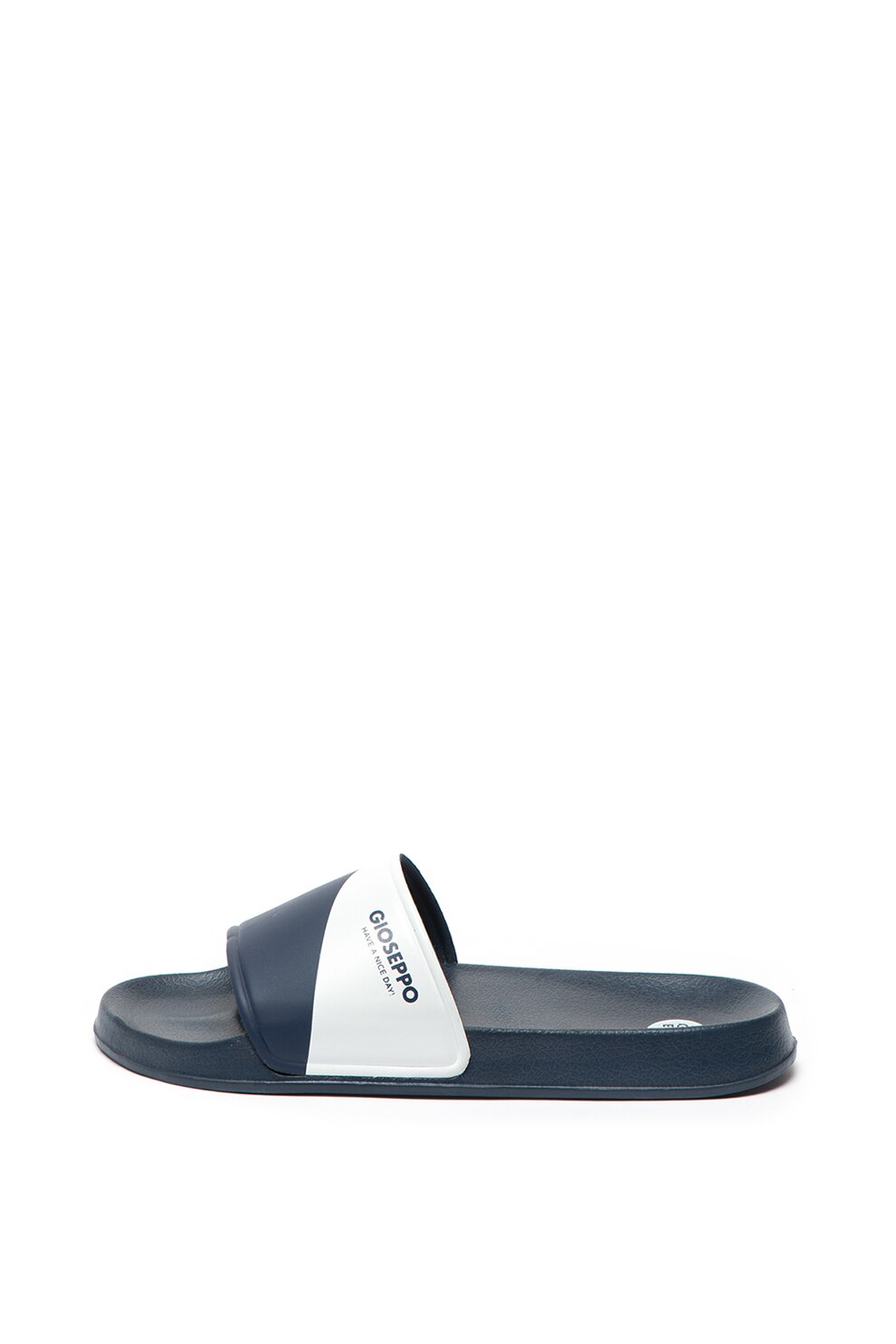 Gioseppo, Papuci cu logo Folgaria, Bleumarin/Alb, 44 - eMAG.ro