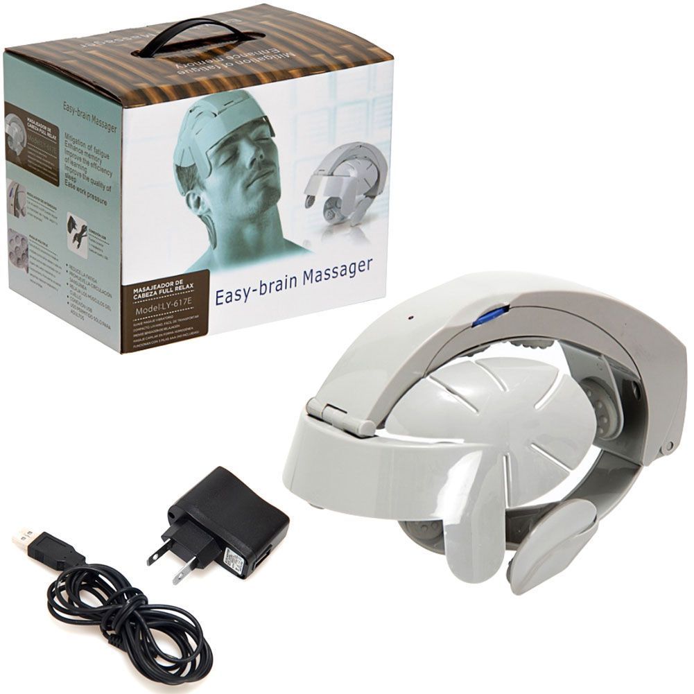 Уред за капилярен масаж тип каска - Easy Brain Massager - eMAG.bg