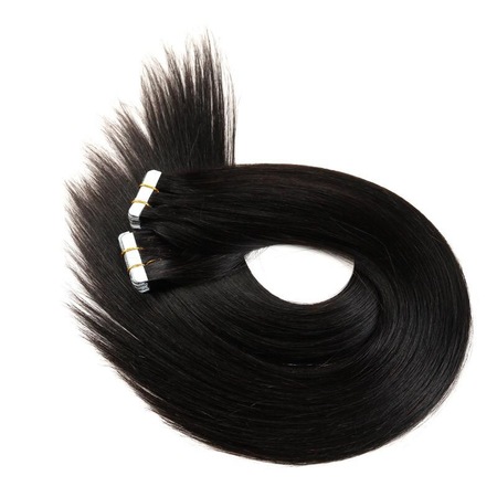 Set Extensii Tape-On Gold 20 bucati Negru Natural 60 cm - eMAG.ro