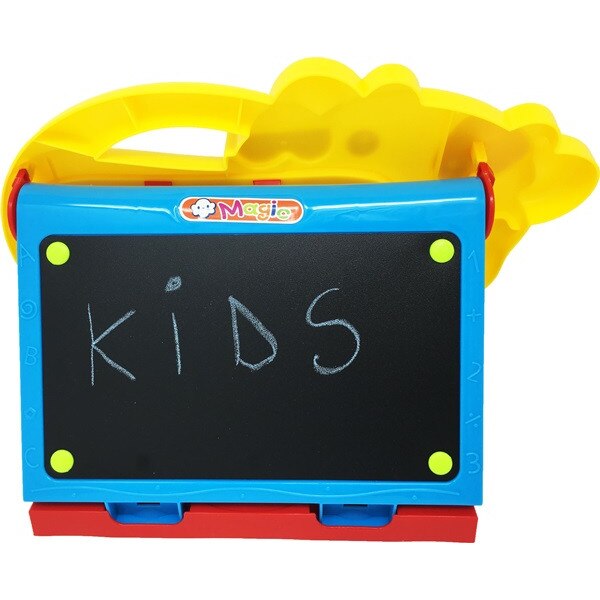 Tabla de scris 2 in 1 Doodle Board cu compartiment pentru creta, marker ...