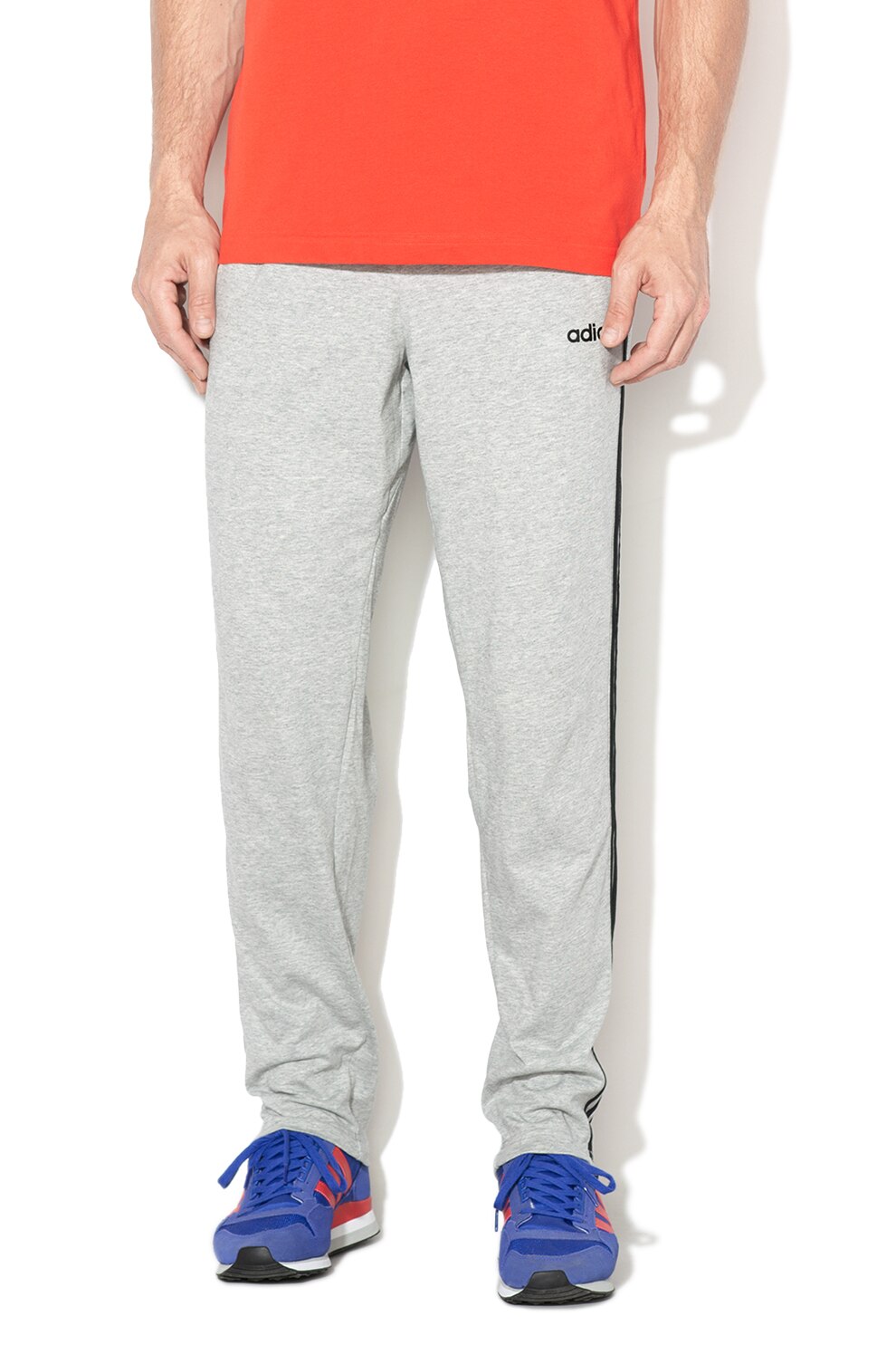 Adidas PERFORMANCE, Спортен панталон Yb E 3S, Сив, M - eMAG.bg