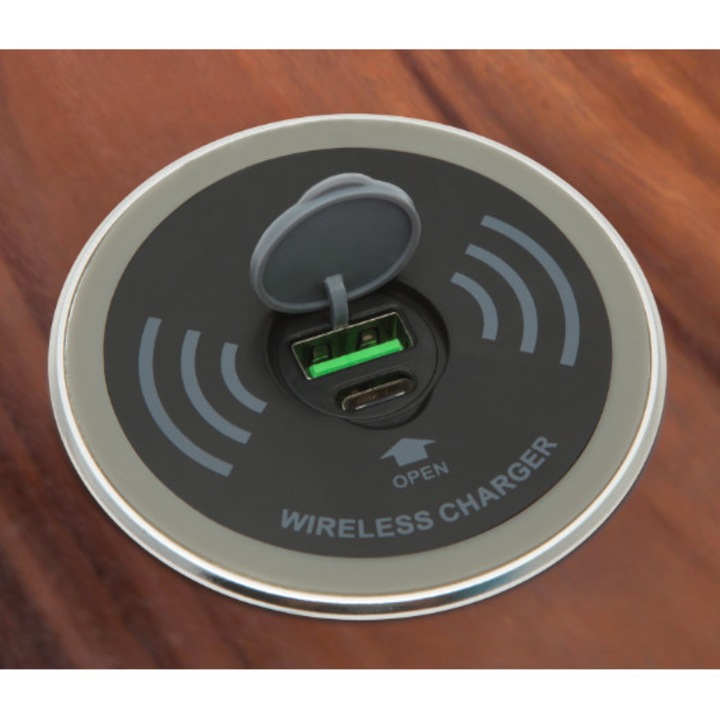 Incarcator wireless/ Statie de incarcare fara fir, incorporabil - negru ...