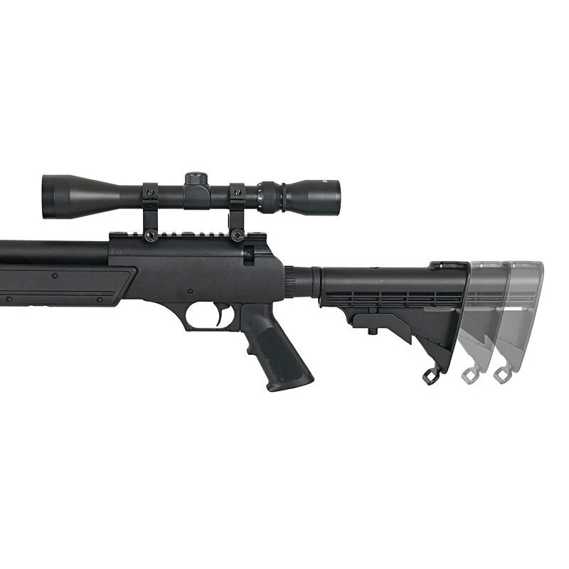Pusca sniper Airsoft, MB06 BLACK, WELL - eMAG.ro