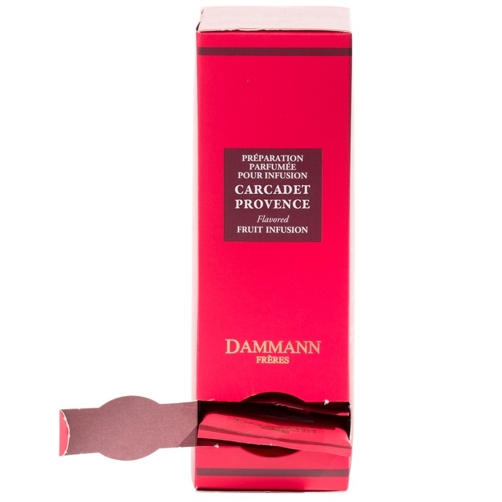 Infuzie fructe Dammann Carcadet Provence, 24 pliculete, ambalate ...