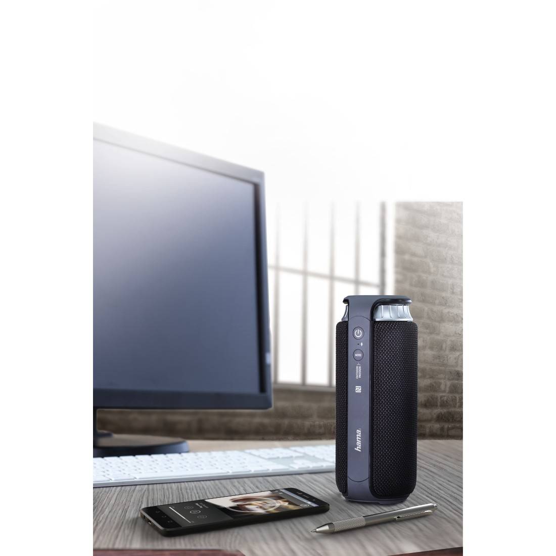 Boxa Bluetooth HAMA Soundcup-L 173163, Negru, HAMA-173163 - eMAG.ro