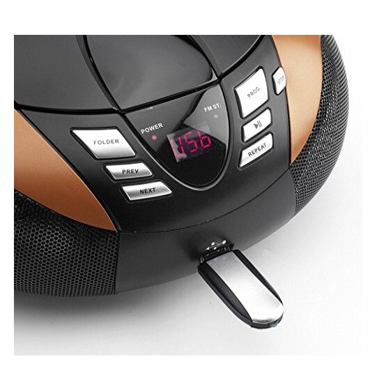 Lenco SCD-37 USB Orange MP3 CD USB lejátszó rádióval - eMAG.hu