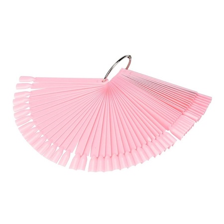 Paletar unghii evantai, 50 de palete, Inel, Roz - eMAG.ro