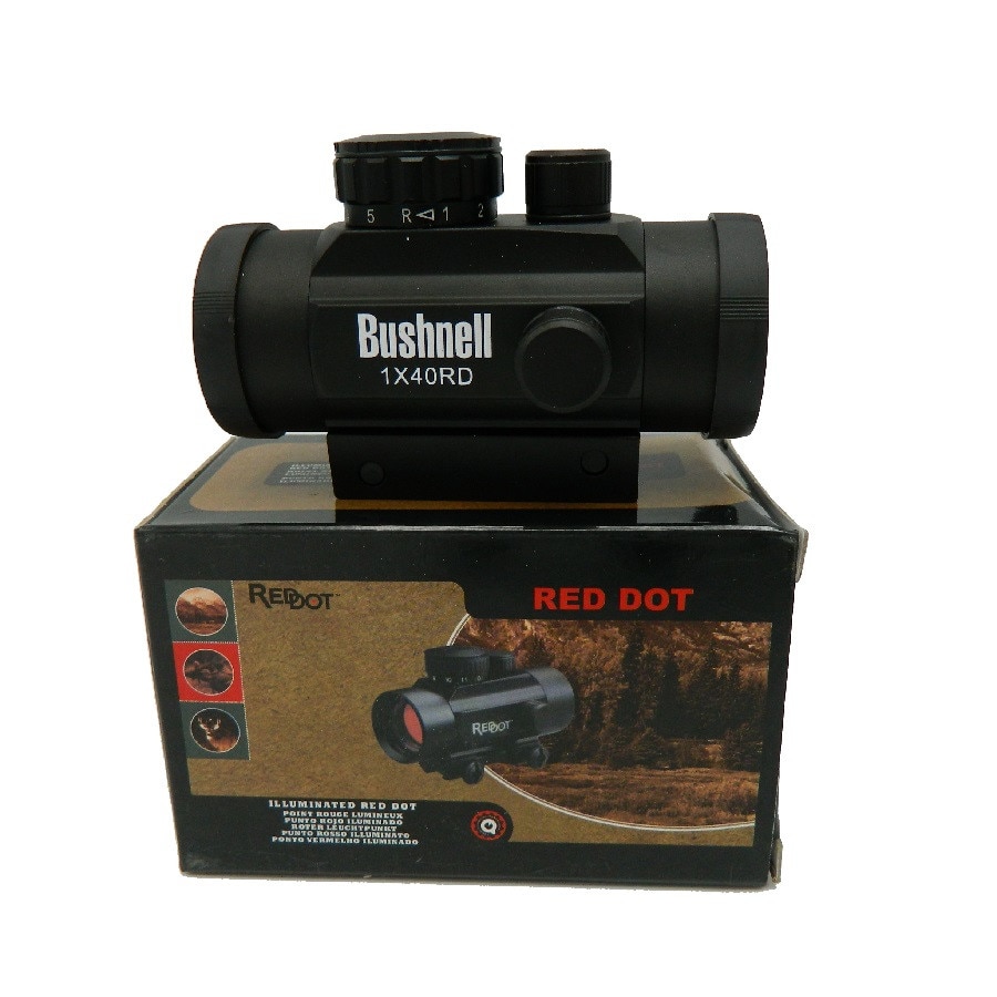 Оптически прицел бързомер Bushnell 1x40, бързомерец, черен - eMAG.bg