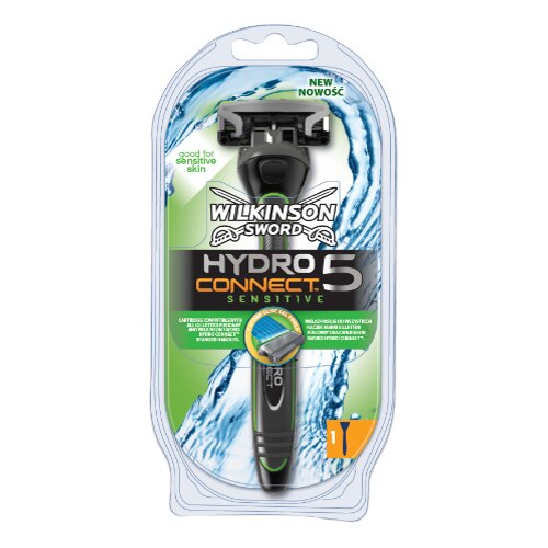 Pachet Wilkinson HYDRO CONNECT 5 SENSITIVE: Aparat ras + 1 rezerva ...