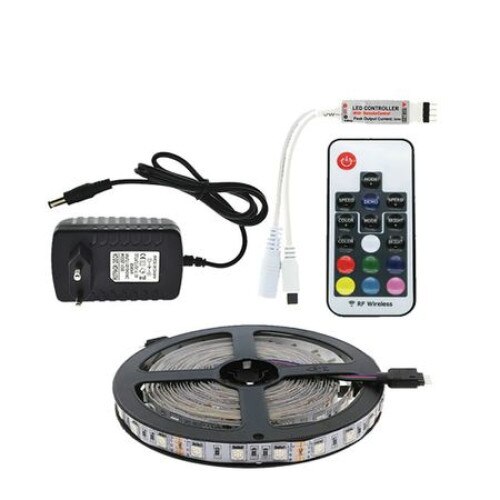 Kit Banda Led Rgb 5050 60lel Emag Ro