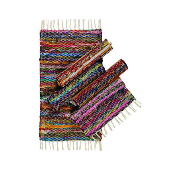 Covoras handmade taranesc si cuier pentru chei, lemn antichizat - eMAG.ro