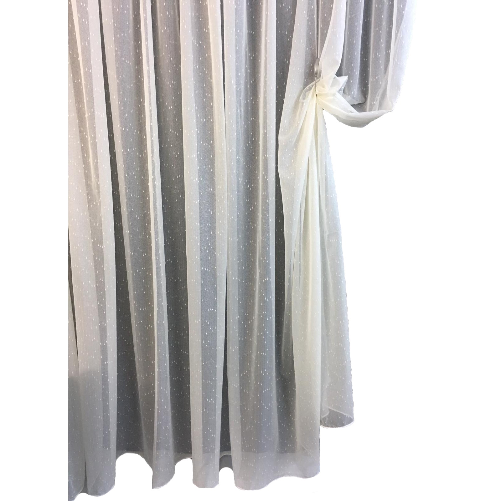 Perdea ivoire brodata 150X245cm cu rejansa by Liz Line-RD6115 - eMAG.ro