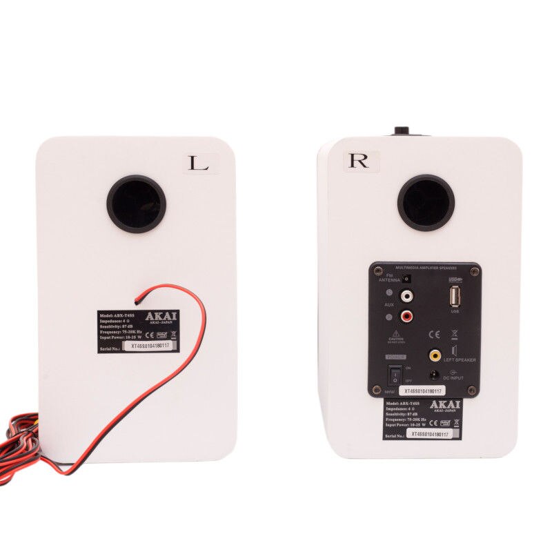 Boxe raft active Akai, 2*16W, Bluetooth, Sensibilitate 87dB, Impedanta ...