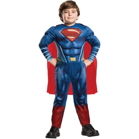 Costum carnaval copii Superman Justice League, 3-4ani, Rubies - eMAG.ro