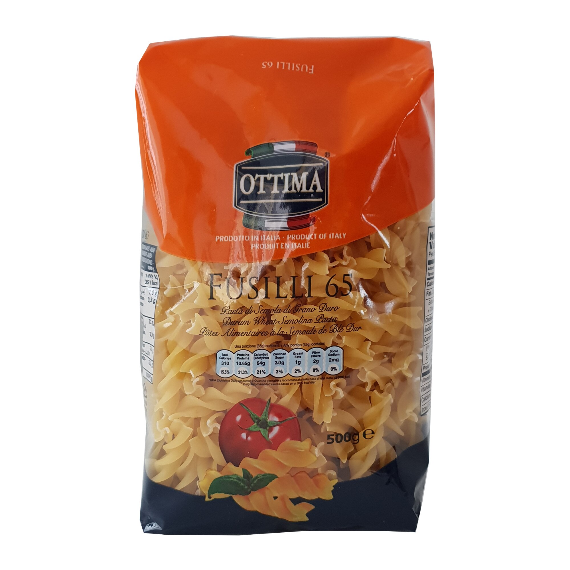 Paste Fusilli 65 din grau dur Ottima Italia 500 gr - eMAG.ro