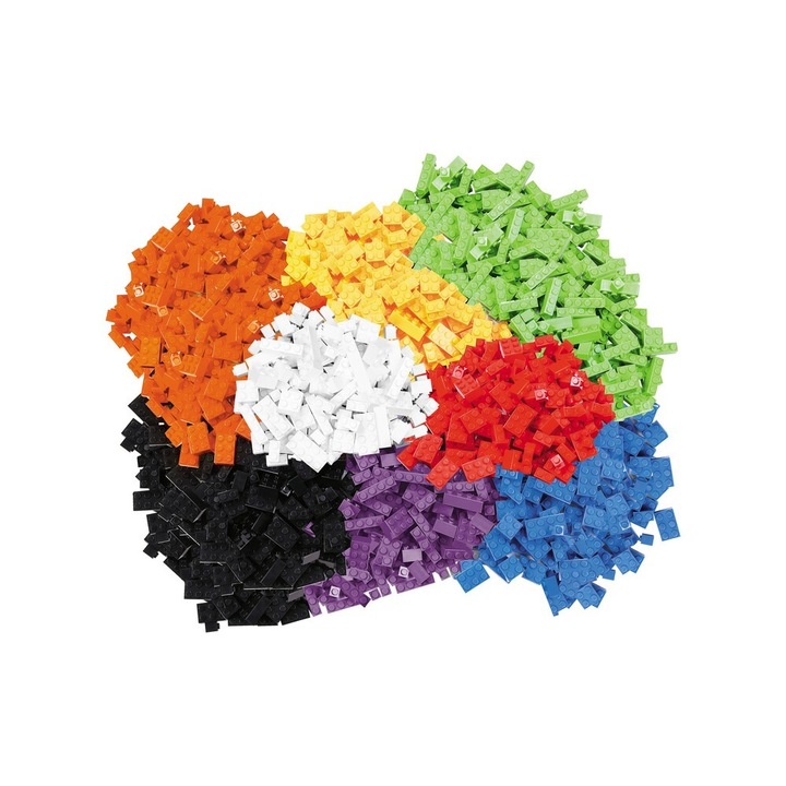 Set cuburi de constructie - compatibil Lego, 1000 piese - eMAG.ro