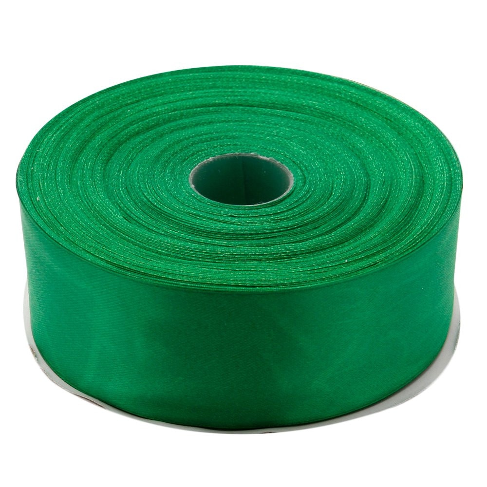 Panglica funda saten 4 cm latime, culoare verde, rola 22 m - eMAG.ro