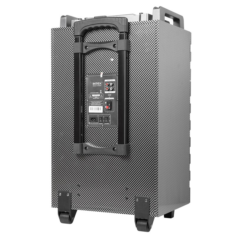 Boxa portabila profesionala INTEX, 100W, Bluetooth, RCA, Microfon ...